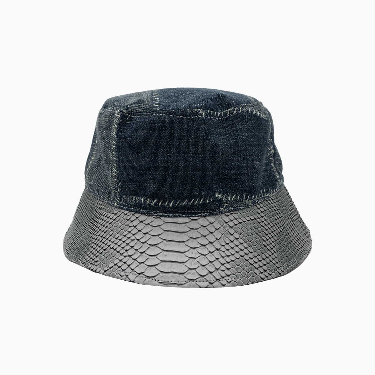 Breyer’s Buck 50 Black Charcoal Combo Street-Smart Bucket Hat with Lea ...